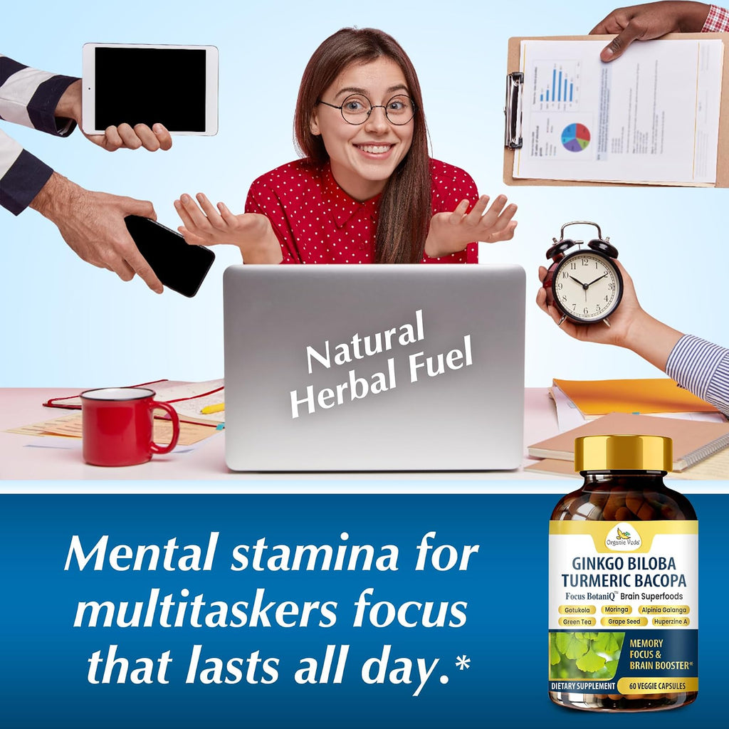 herbal energy boost with ginkgo biloba