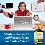 herbal energy boost with ginkgo biloba
