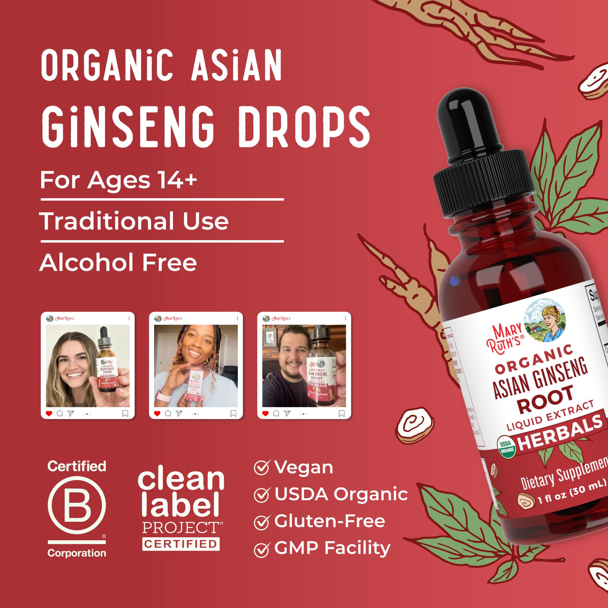 herbal energy boost with ginseng