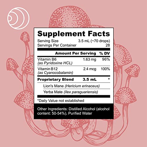herbal energy boost with mushrooms