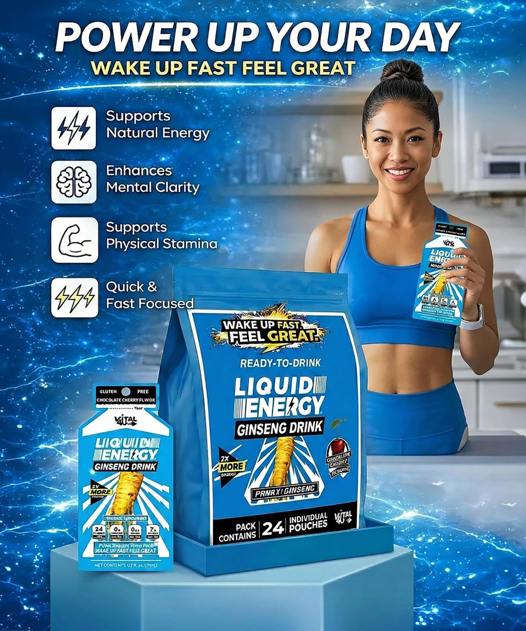 Herbal energy shot for vitality