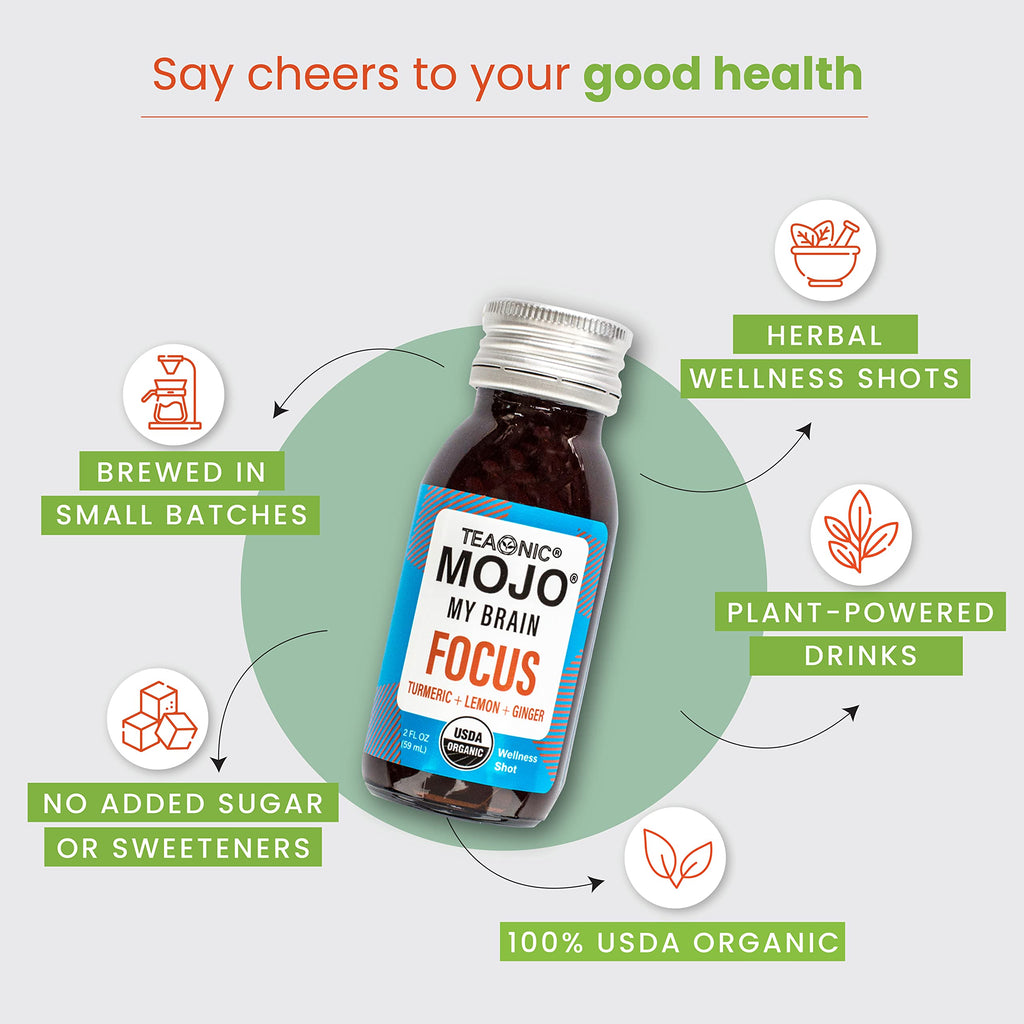 Herbal energy shots with ginkgo biloba