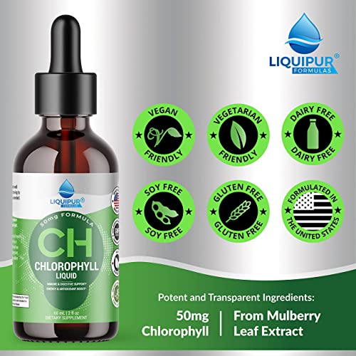 herbal energy supplement chlorophyll drops