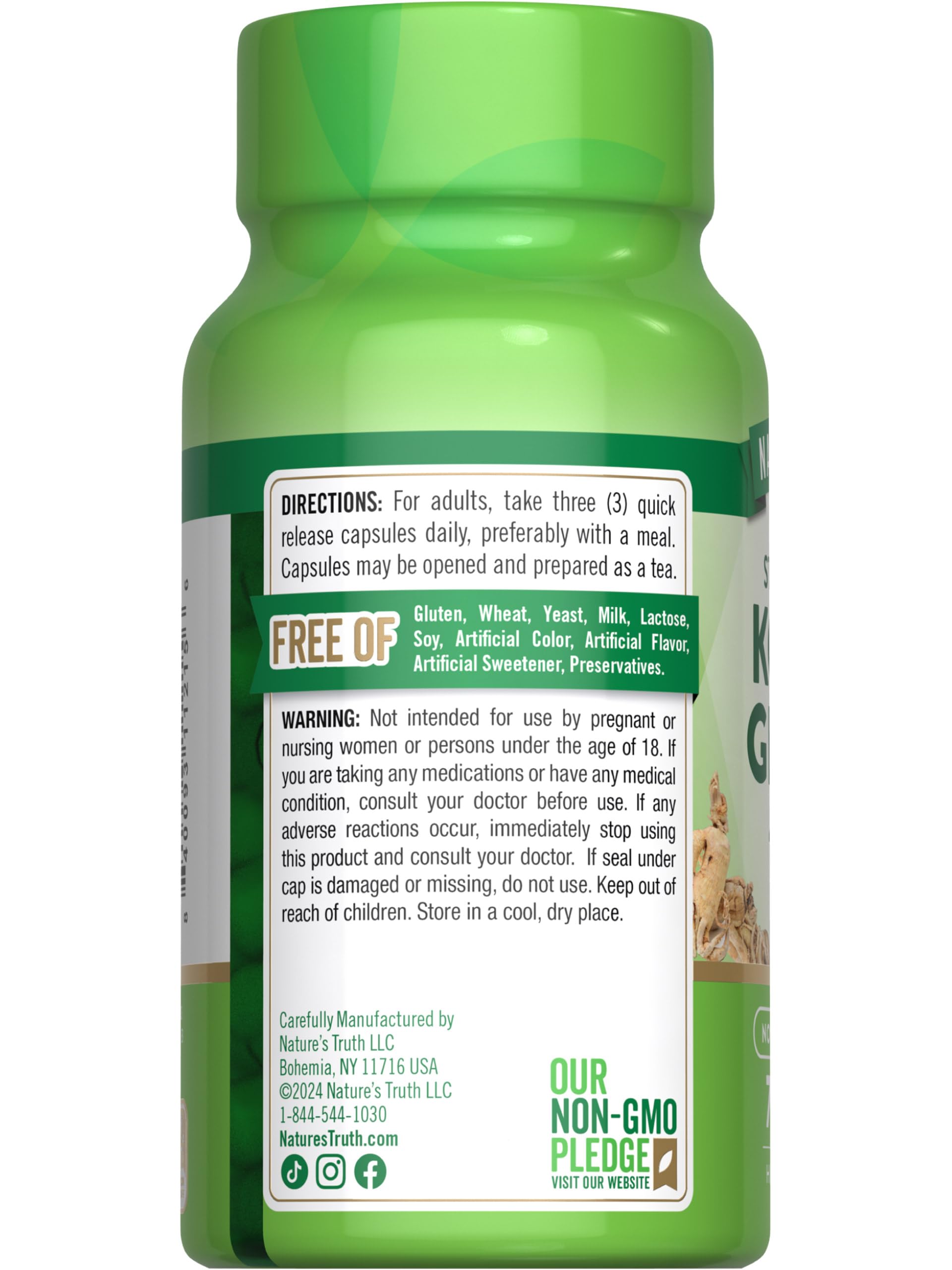 herbal energy supplement with ginseng
