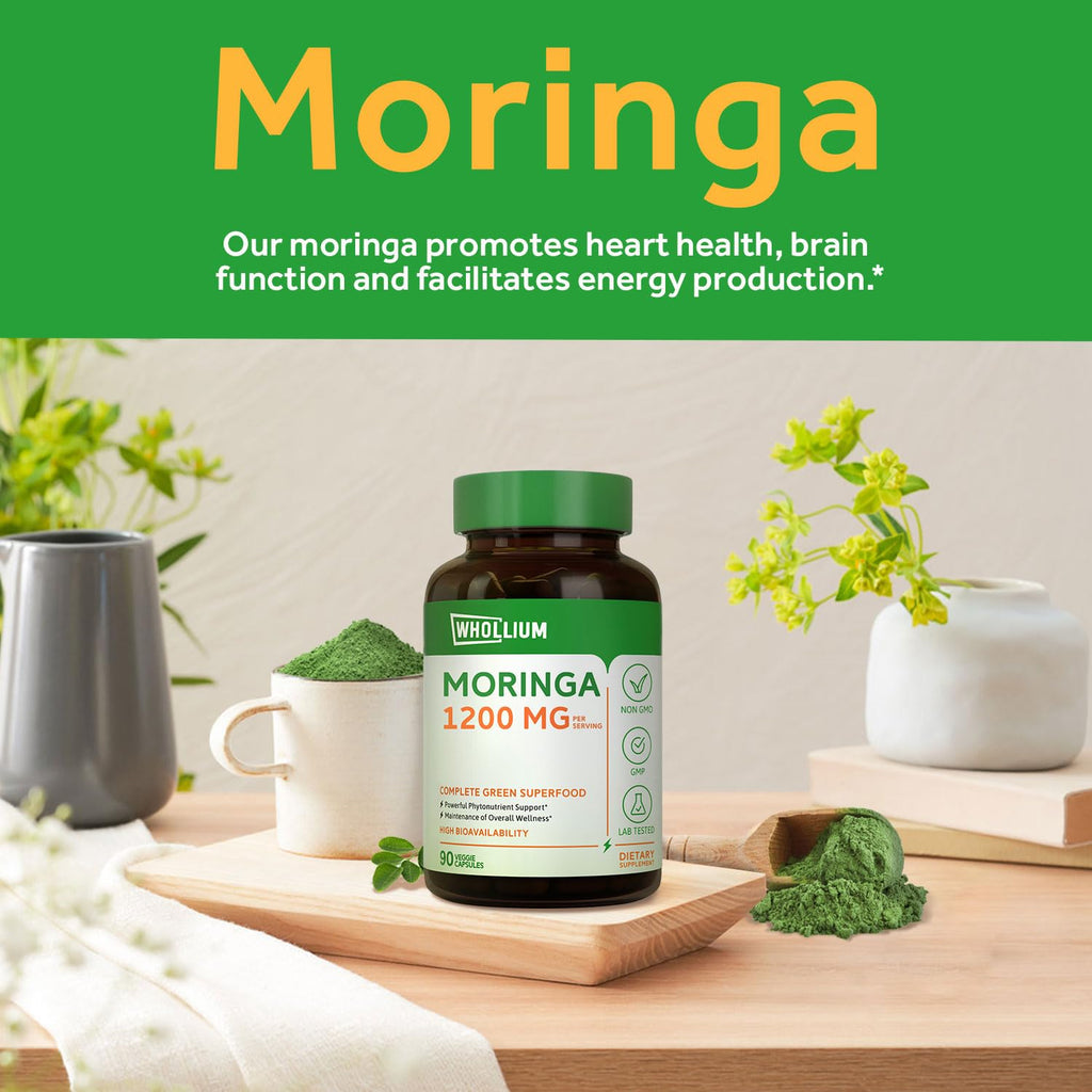 herbal energy support moringa capsules