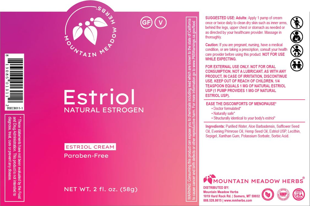herbal estriol cream for menopause symptoms
