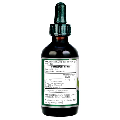 herbal extract chlorophyll liquid drops