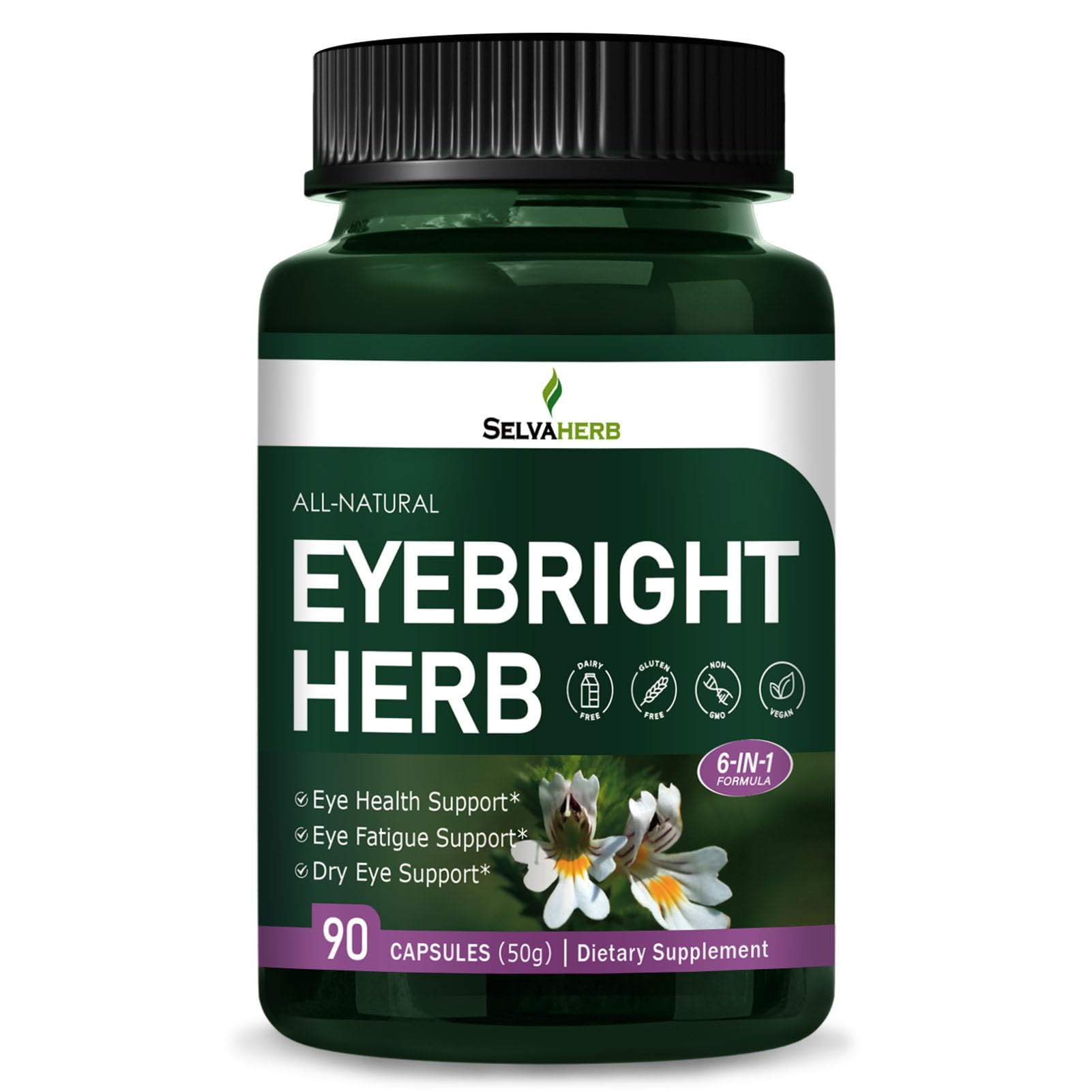 Herbal Eyebright capsules for eye health