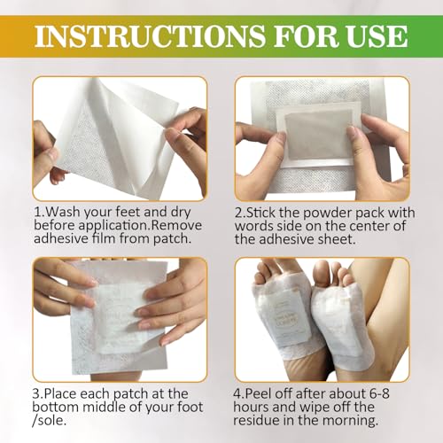 herbal foot pads with turmeric