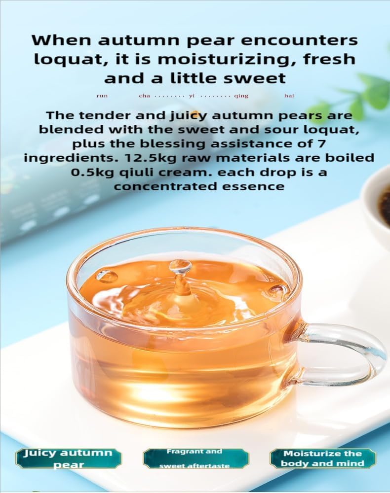 Herbal fruit tea syrup blend