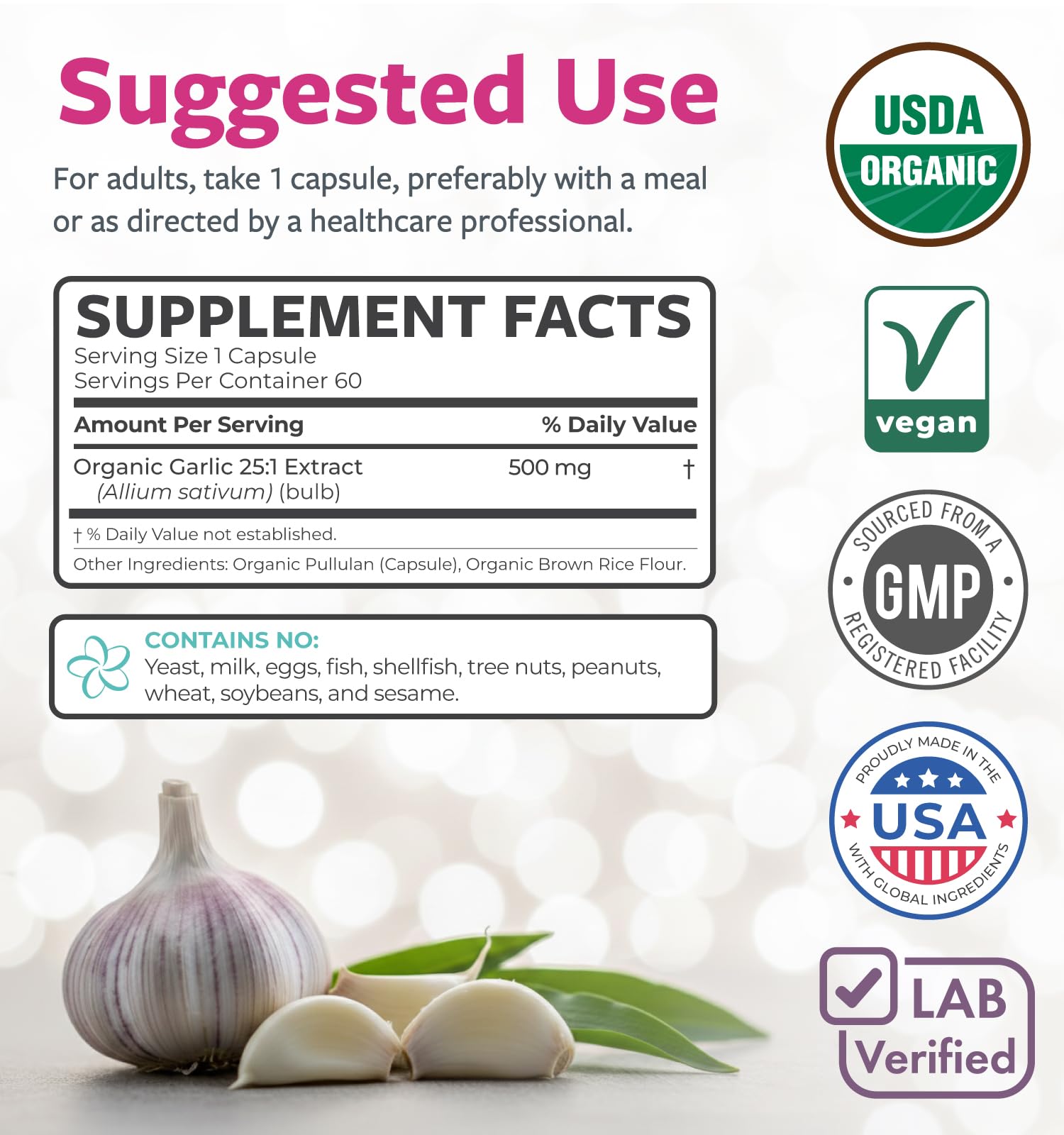 herbal garlic capsules for digestion