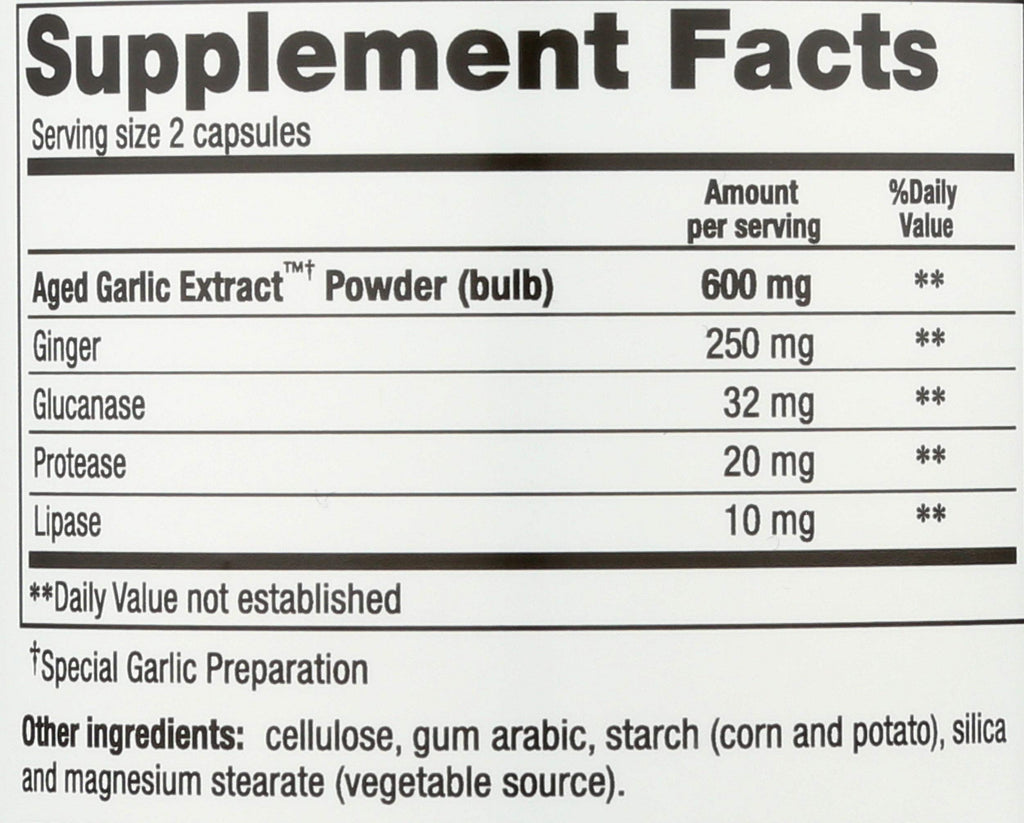 herbal garlic capsules for wellness