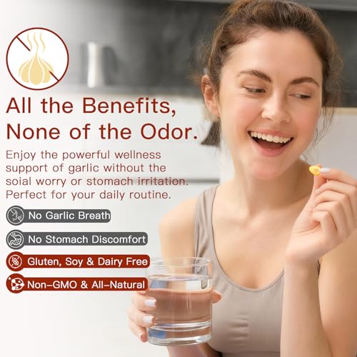 herbal garlic capsules for wellness