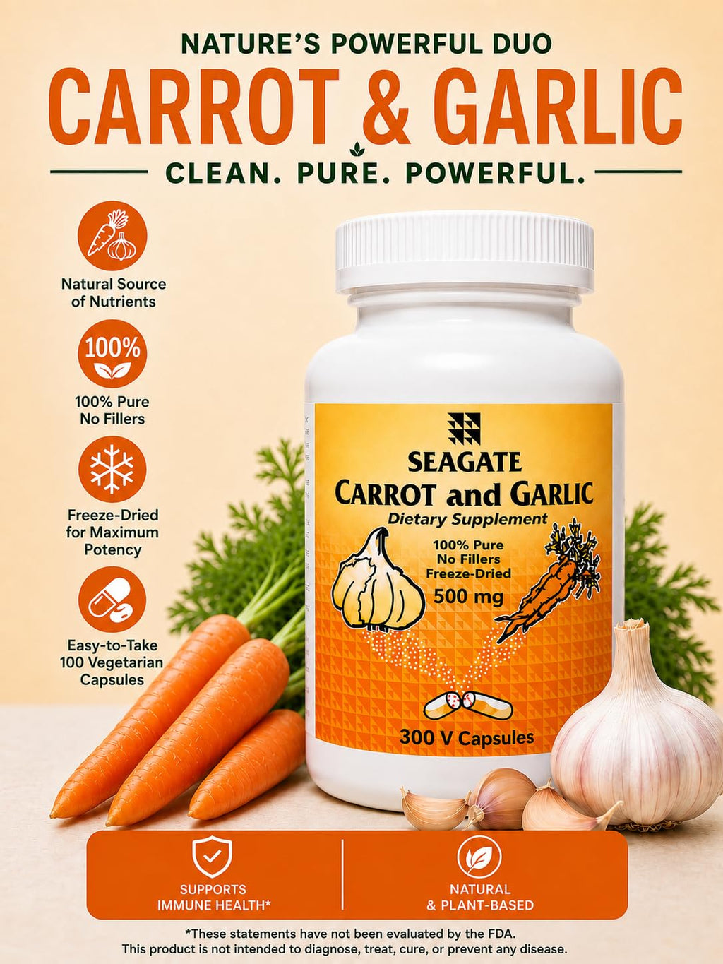 herbal garlic capsules for wellness