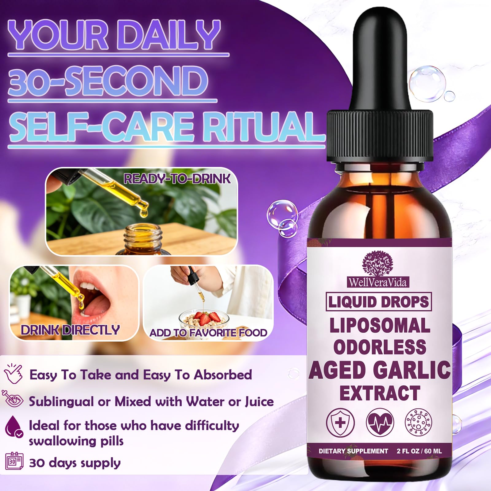 herbal garlic extract for overall vitality