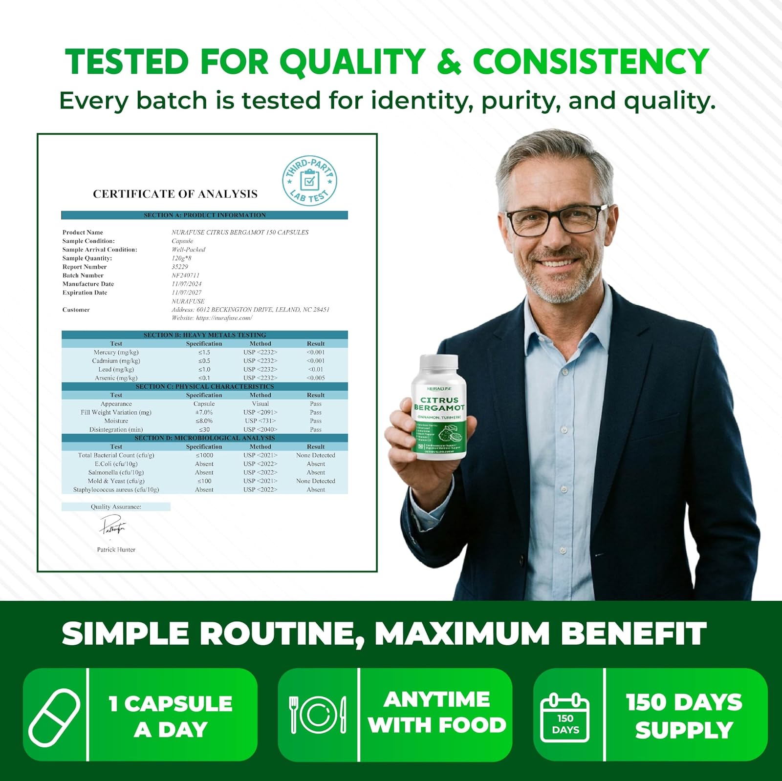 Herbal garlic formula for digestive health