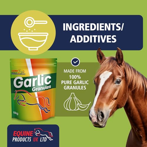herbal garlic granules for horses