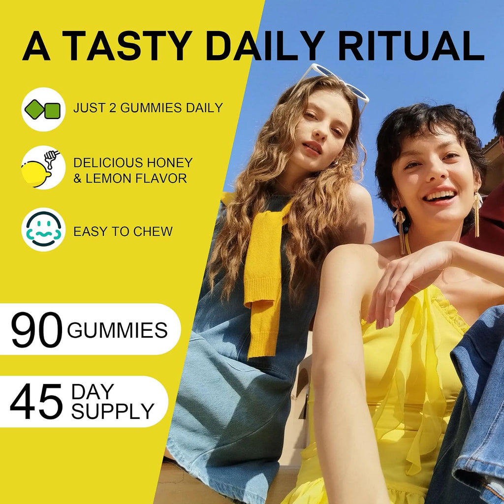 Herbal garlic gummies for daily health