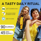 Herbal garlic gummies for daily health