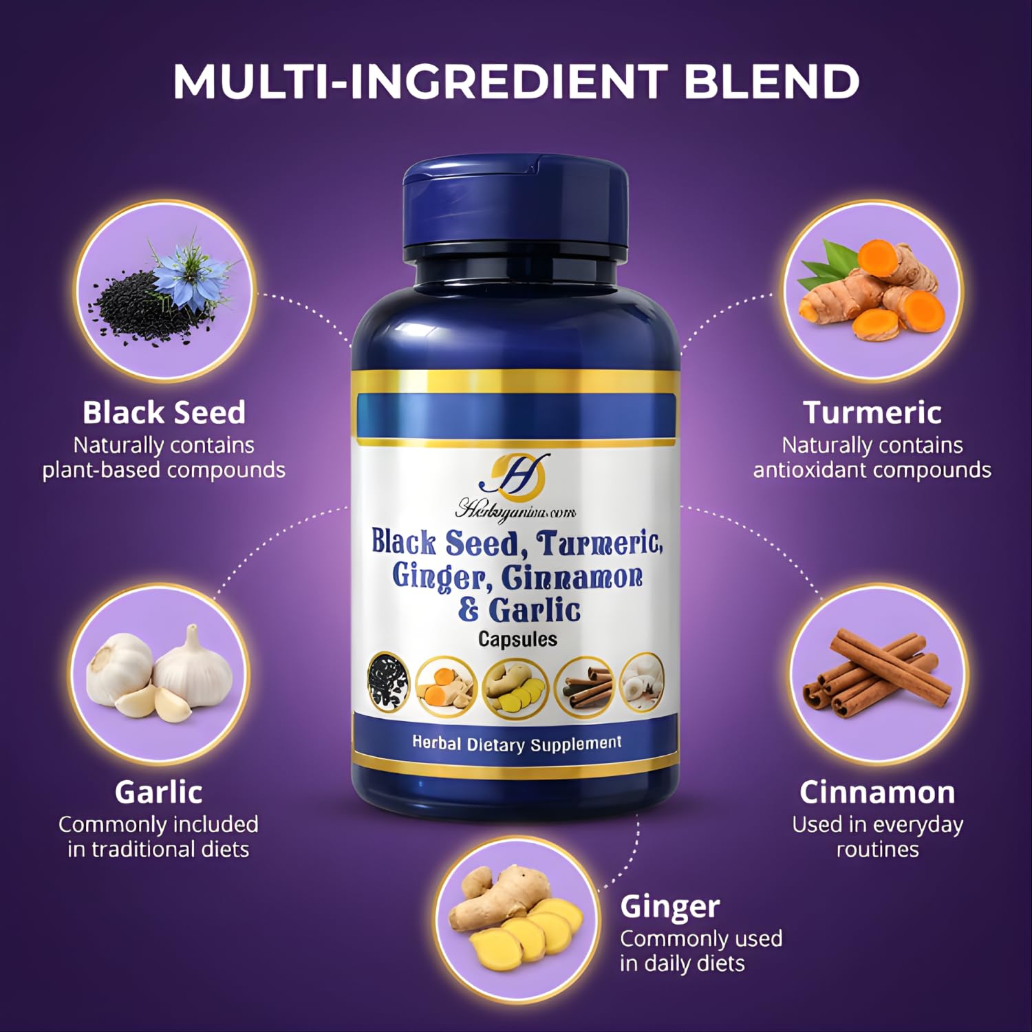 herbal garlic supplement for energy