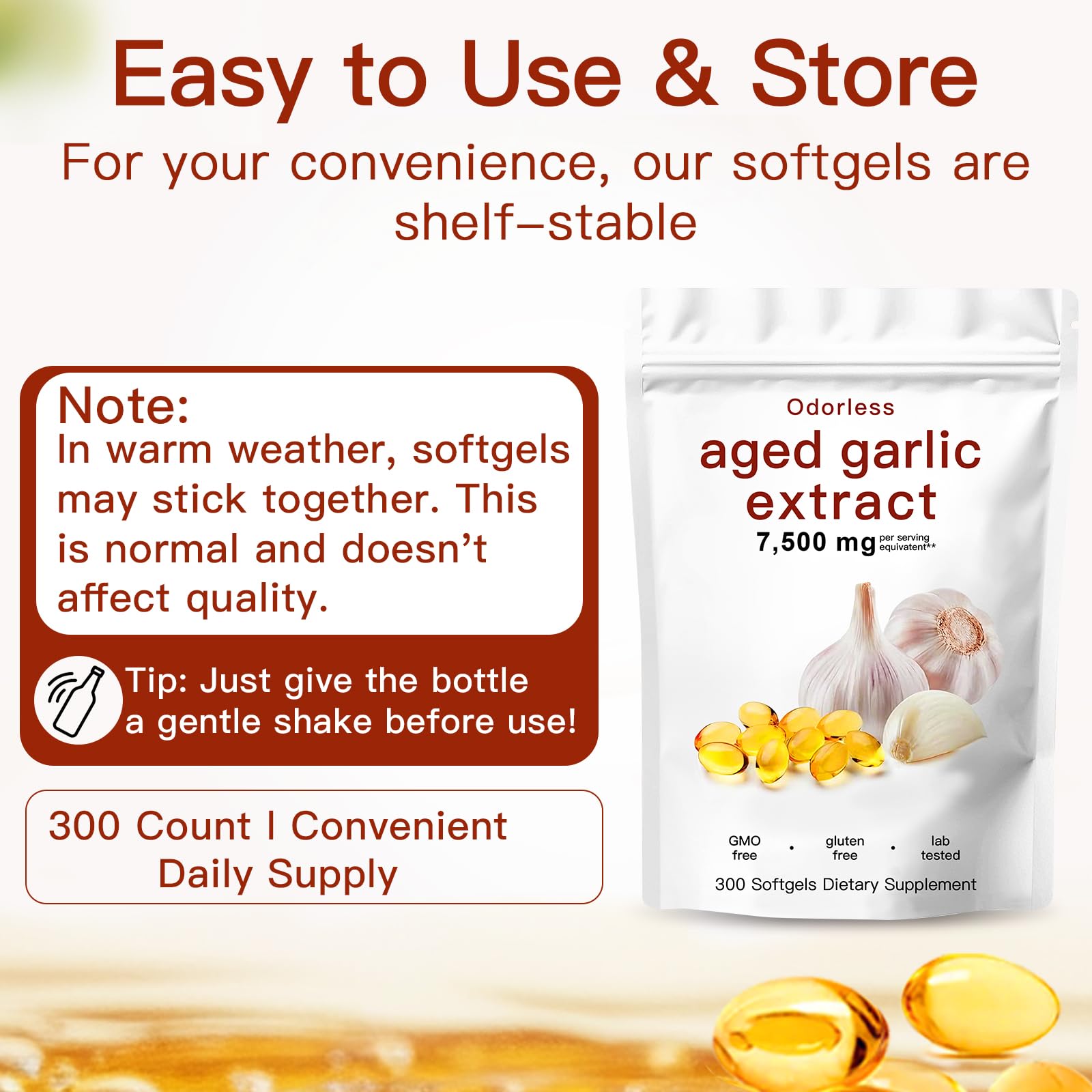 herbal garlic supplement for heart health