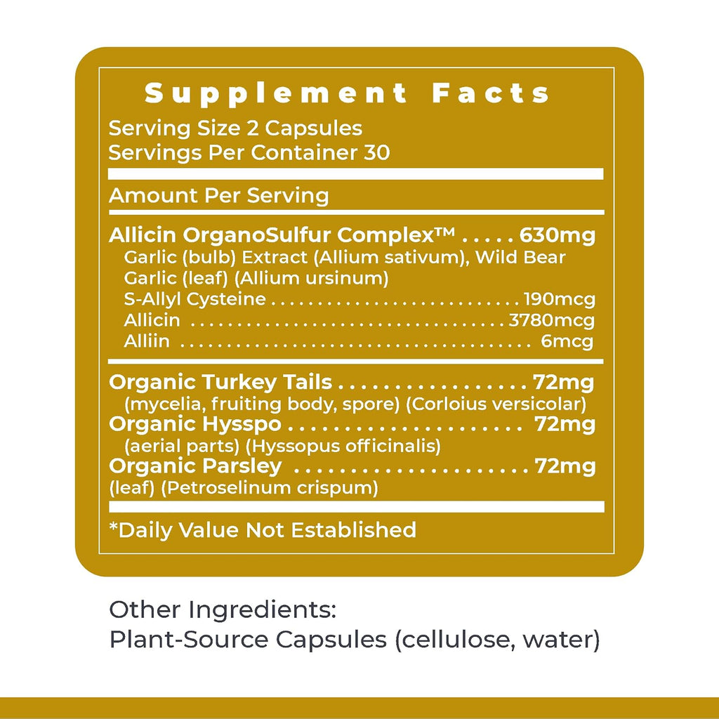 herbal garlic supplement for wellness