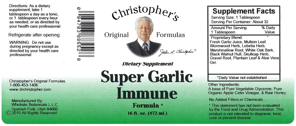 herbal garlic syrup for wellness