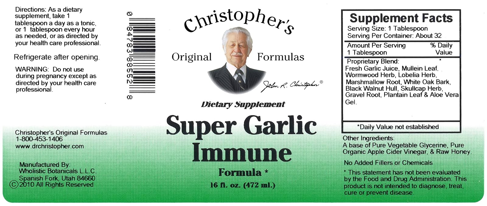 herbal garlic syrup for wellness