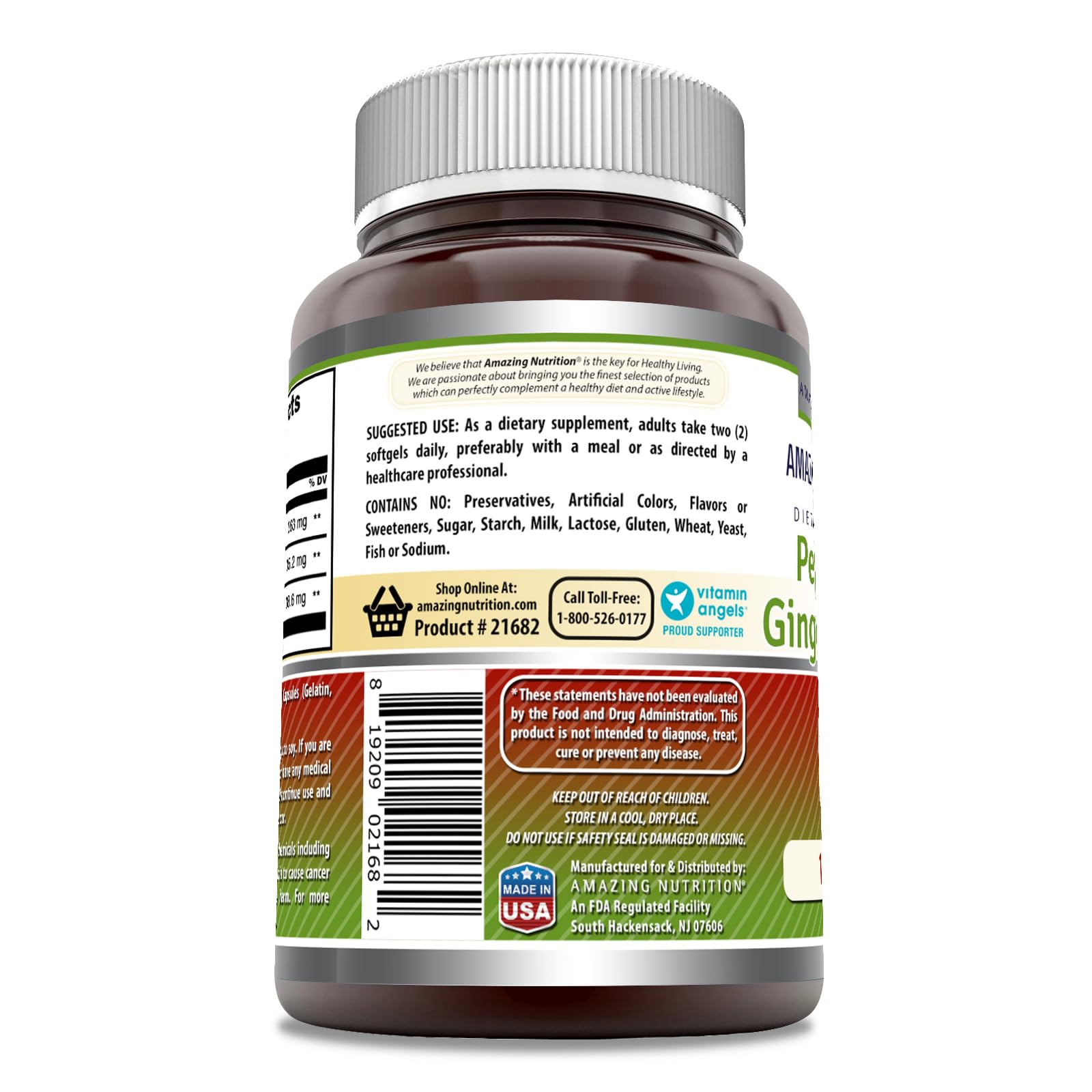 herbal ginger capsules for vitality