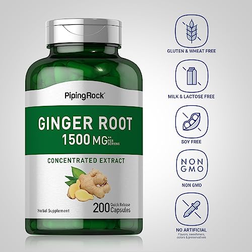 herbal ginger capsules for wellness