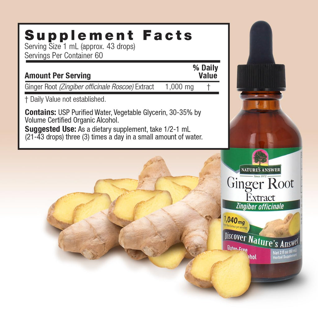 herbal ginger extract for nausea relief