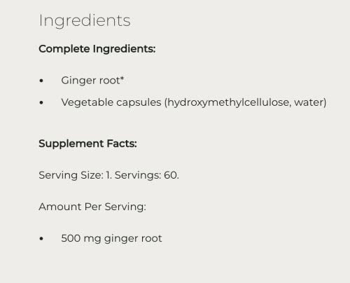 herbal ginger supplement benefits