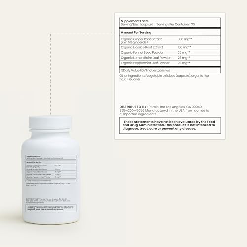 Herbal ginger supplement for everyday wellness