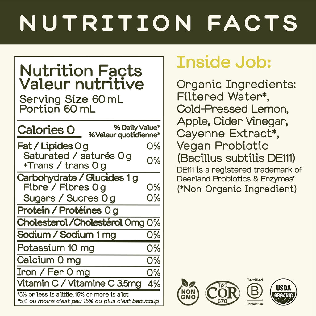 herbal ginger supplement shots