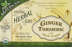 herbal ginger turmeric blend with black pepper