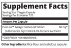 herbal ginkgo biloba for cognitive support