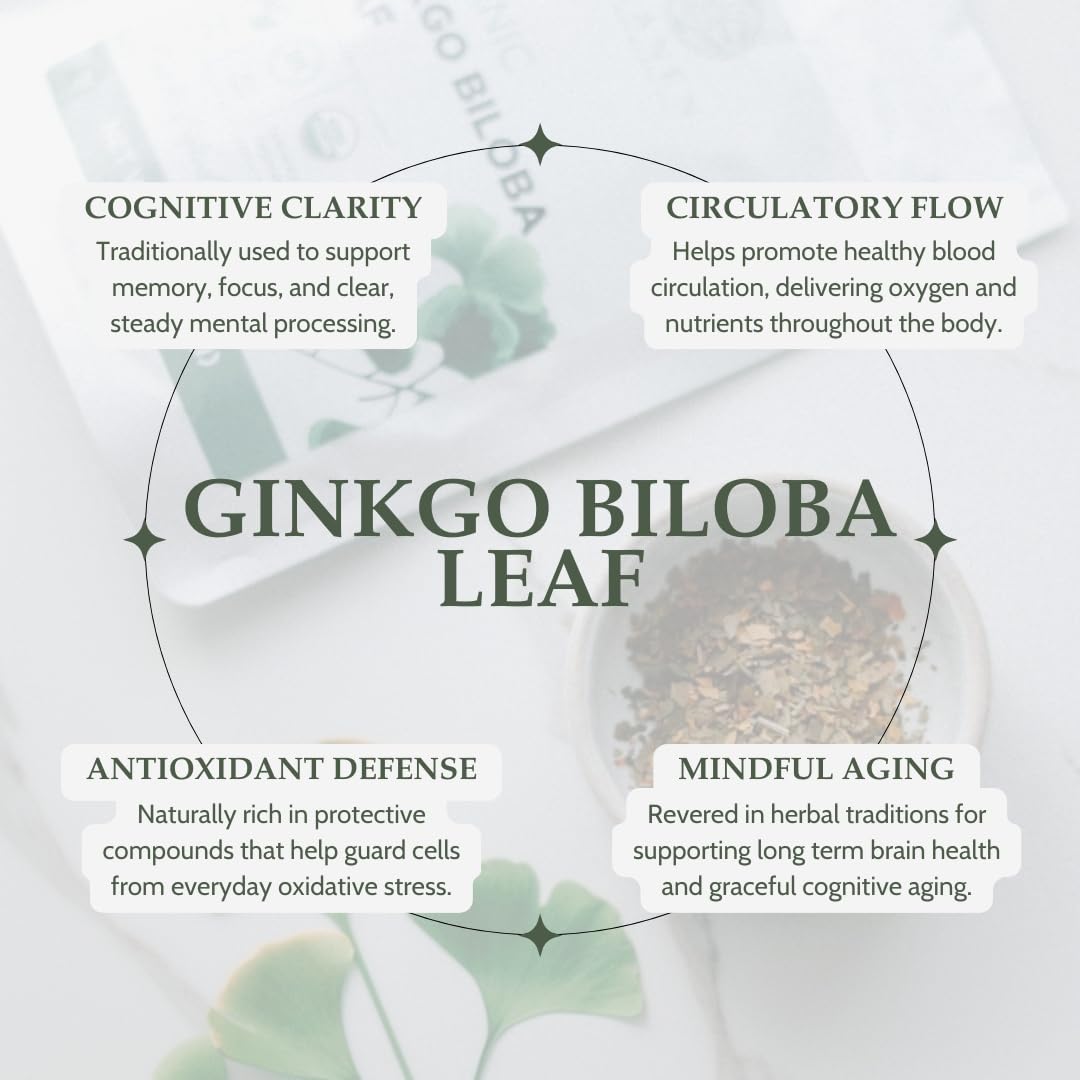 herbal ginkgo biloba for cognitive support