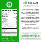 Herbal Ginkgo Biloba for mental clarity