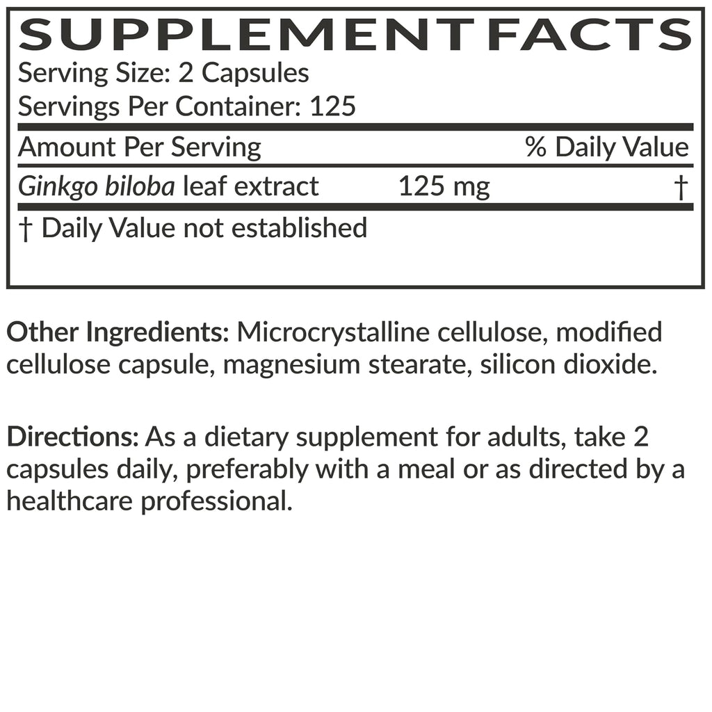 herbal ginkgo biloba for vitality