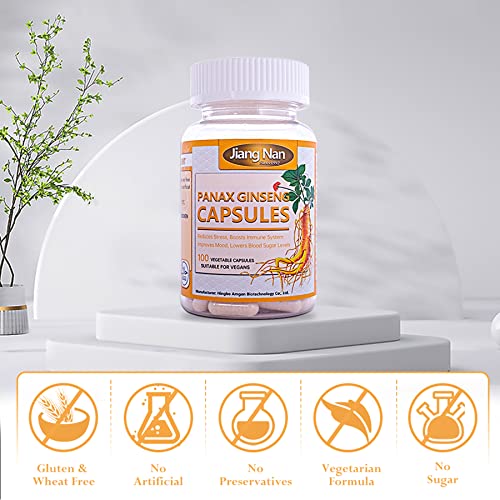 herbal ginseng capsules for health