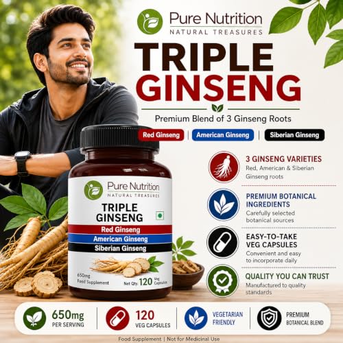 Herbal ginseng complex for vitality
