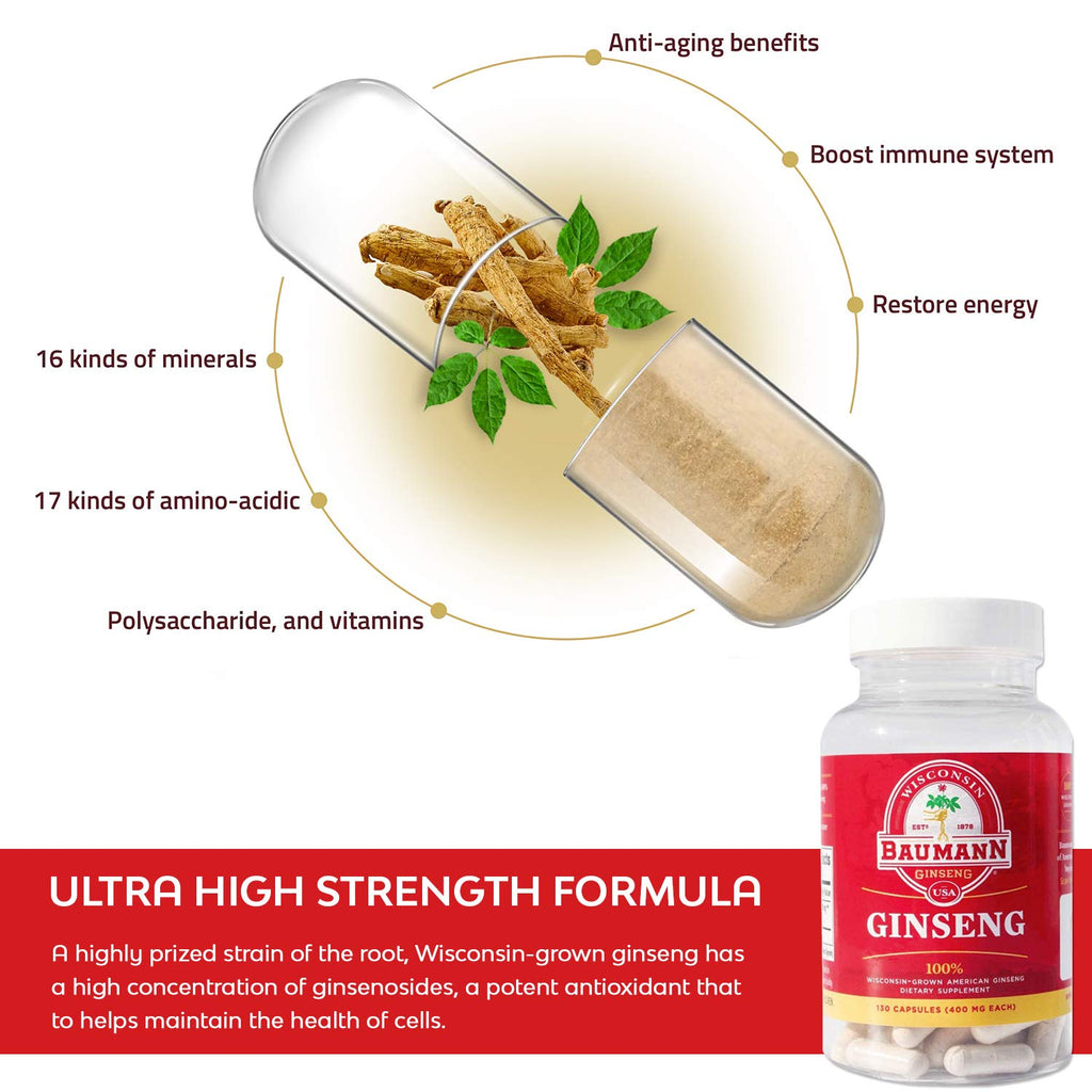 Herbal ginseng for stress relief