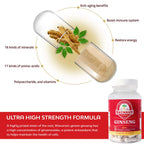 Herbal ginseng for stress relief