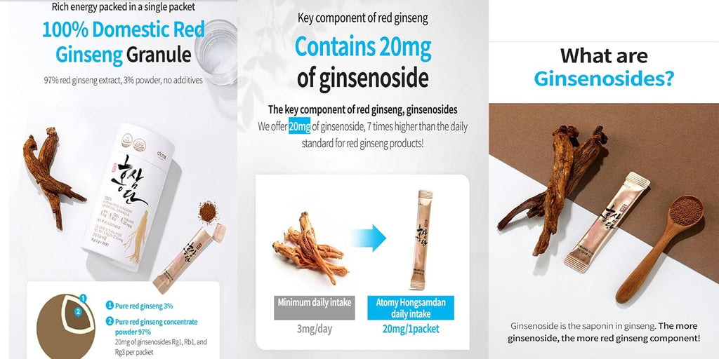 Herbal ginseng granules for vitality
