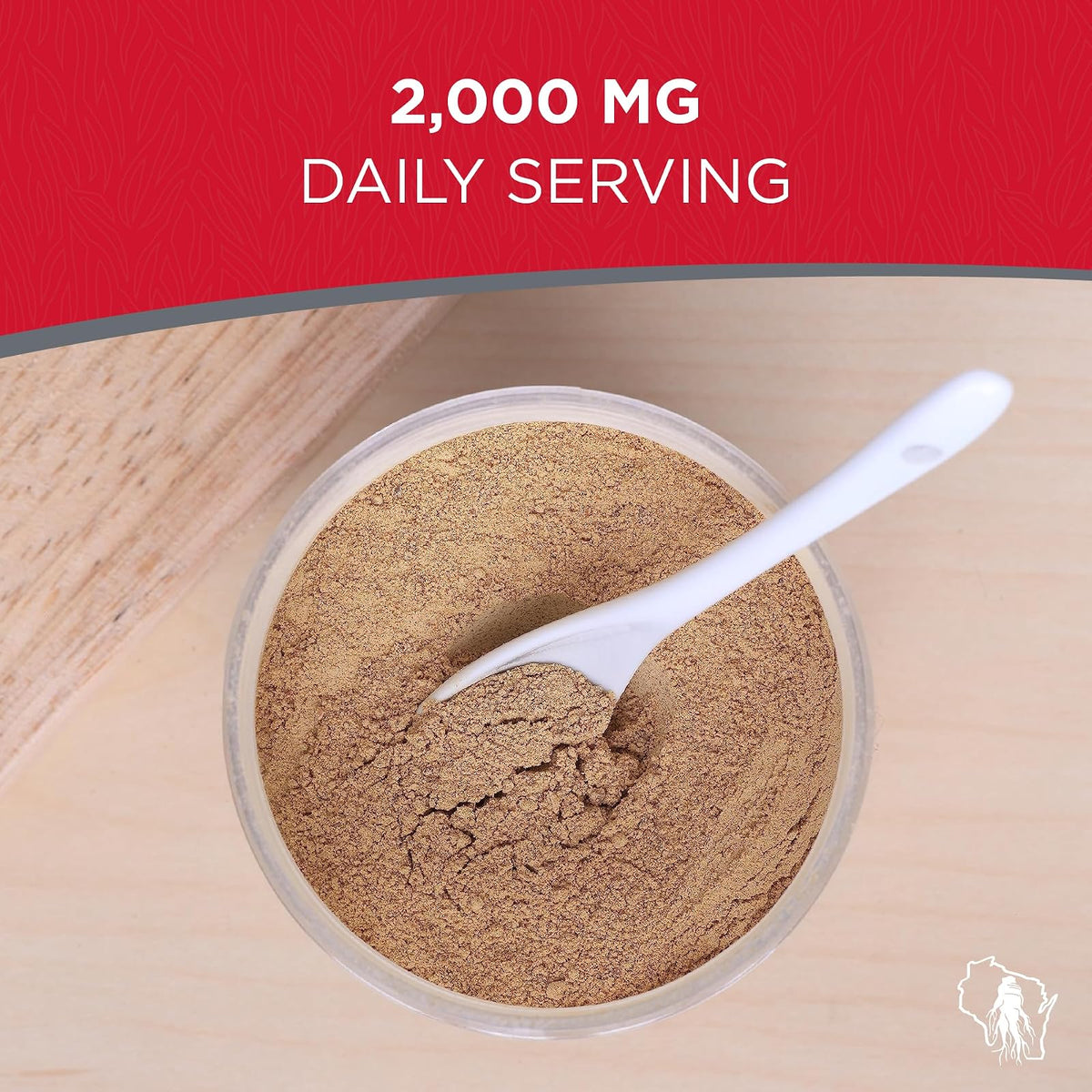 Herbal ginseng powder for stress relief