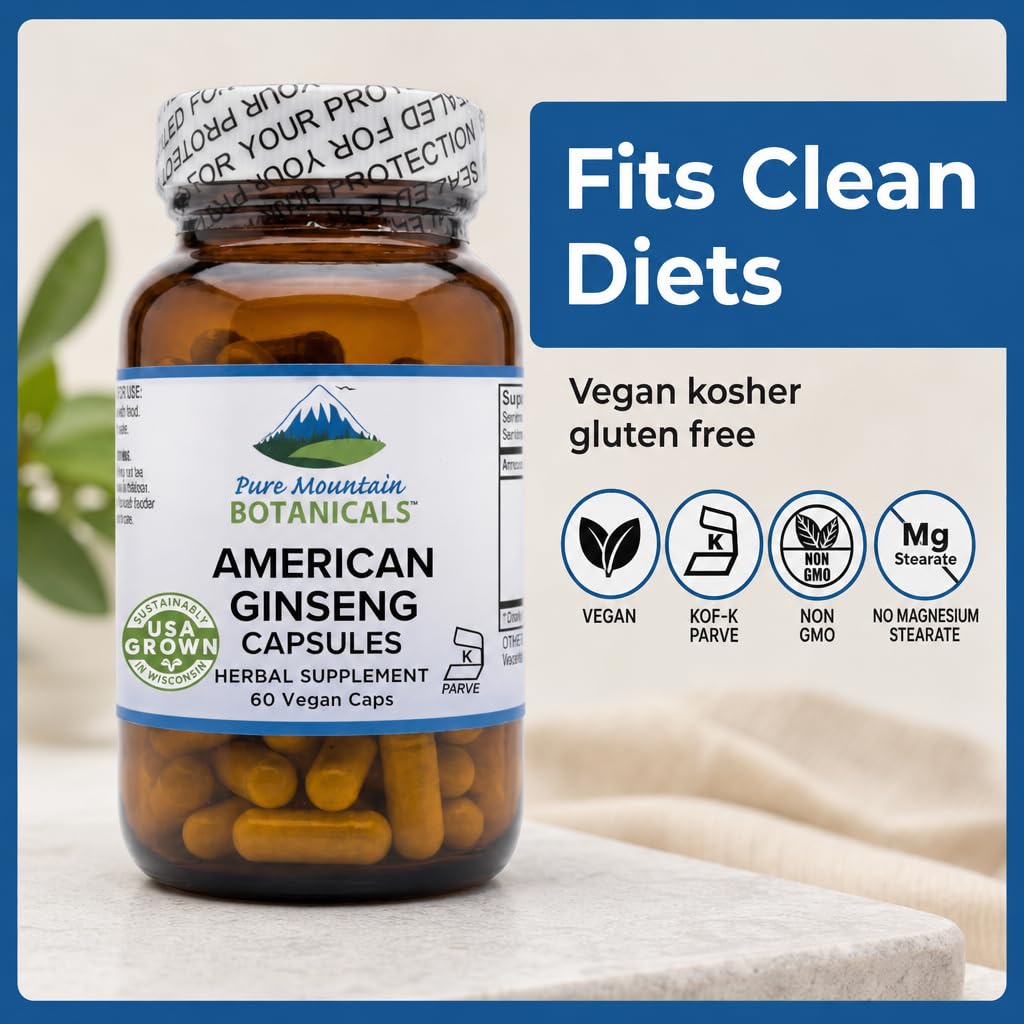 herbal ginseng supplement for immunity