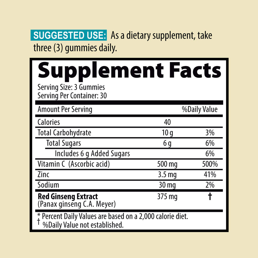 herbal ginseng supplement for vitality