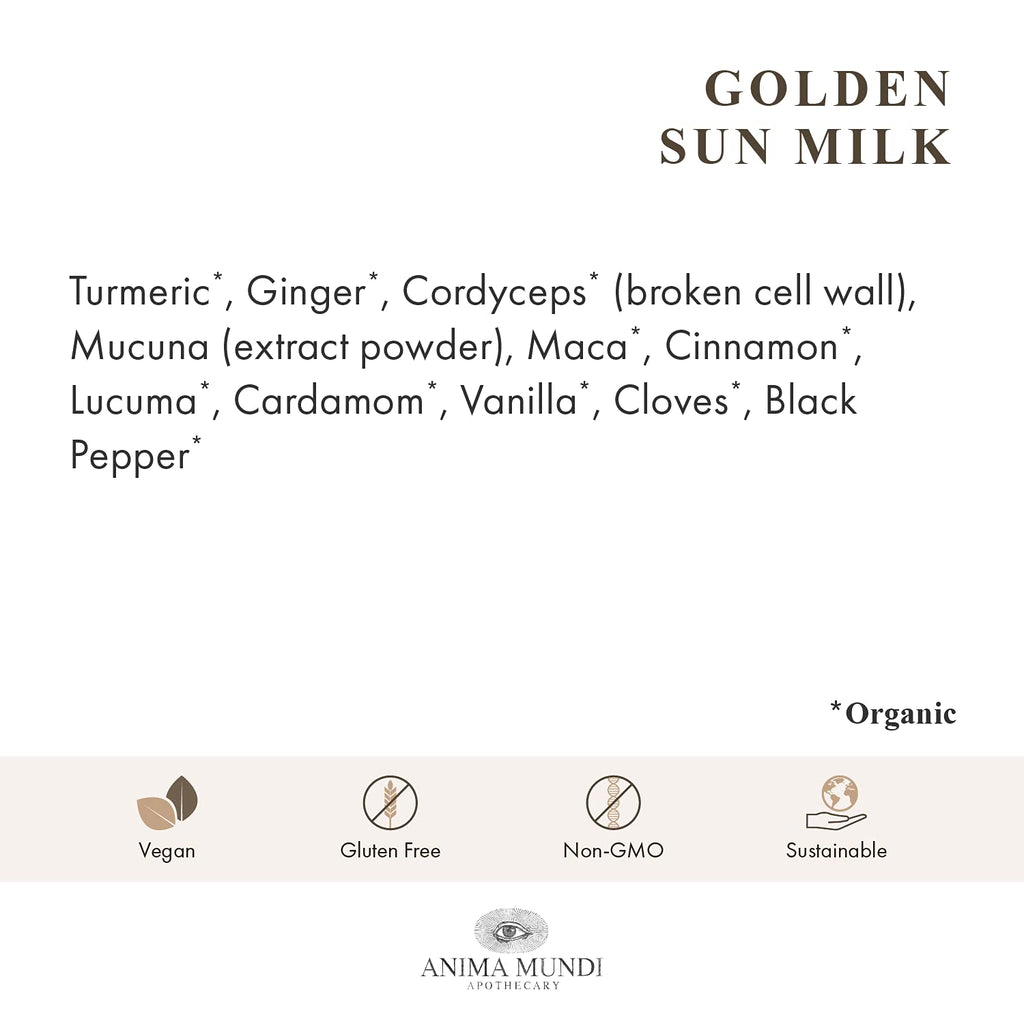 Herbal golden milk for relaxation
