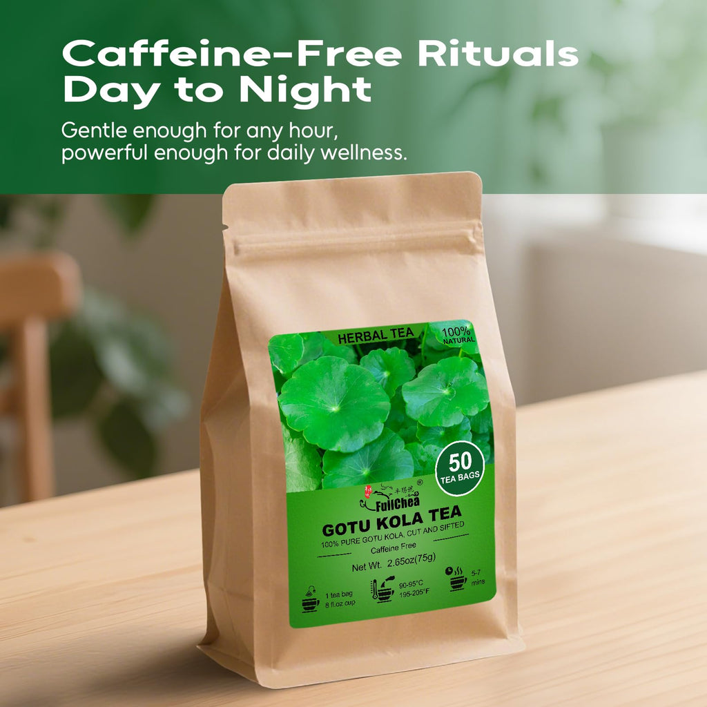 Herbal Gotu Kola tea for better focus