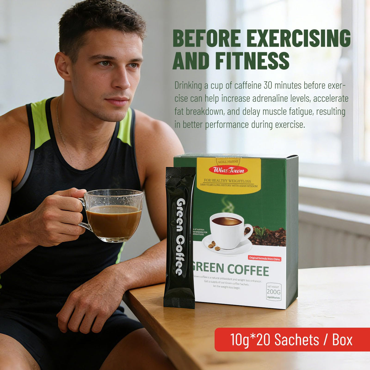 herbal green coffee for energy boost